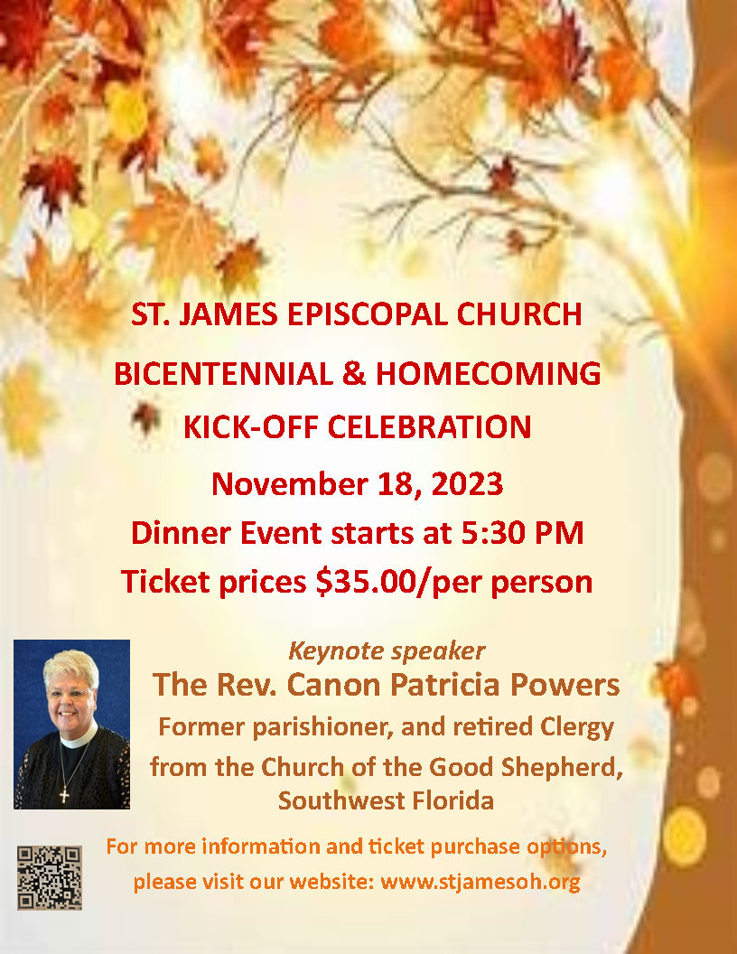 Homecoming "Kick-off" Weekend Dinner - St. James Church